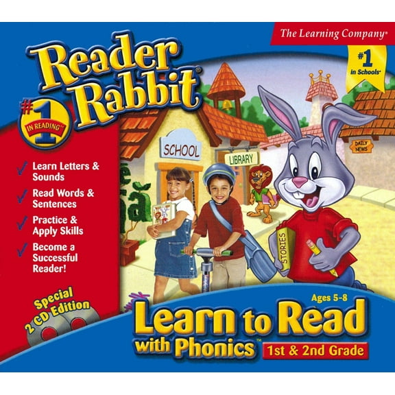 The Learning Company: Capers on Cloud Nine, Reader Rabbit's 1st Grade ...