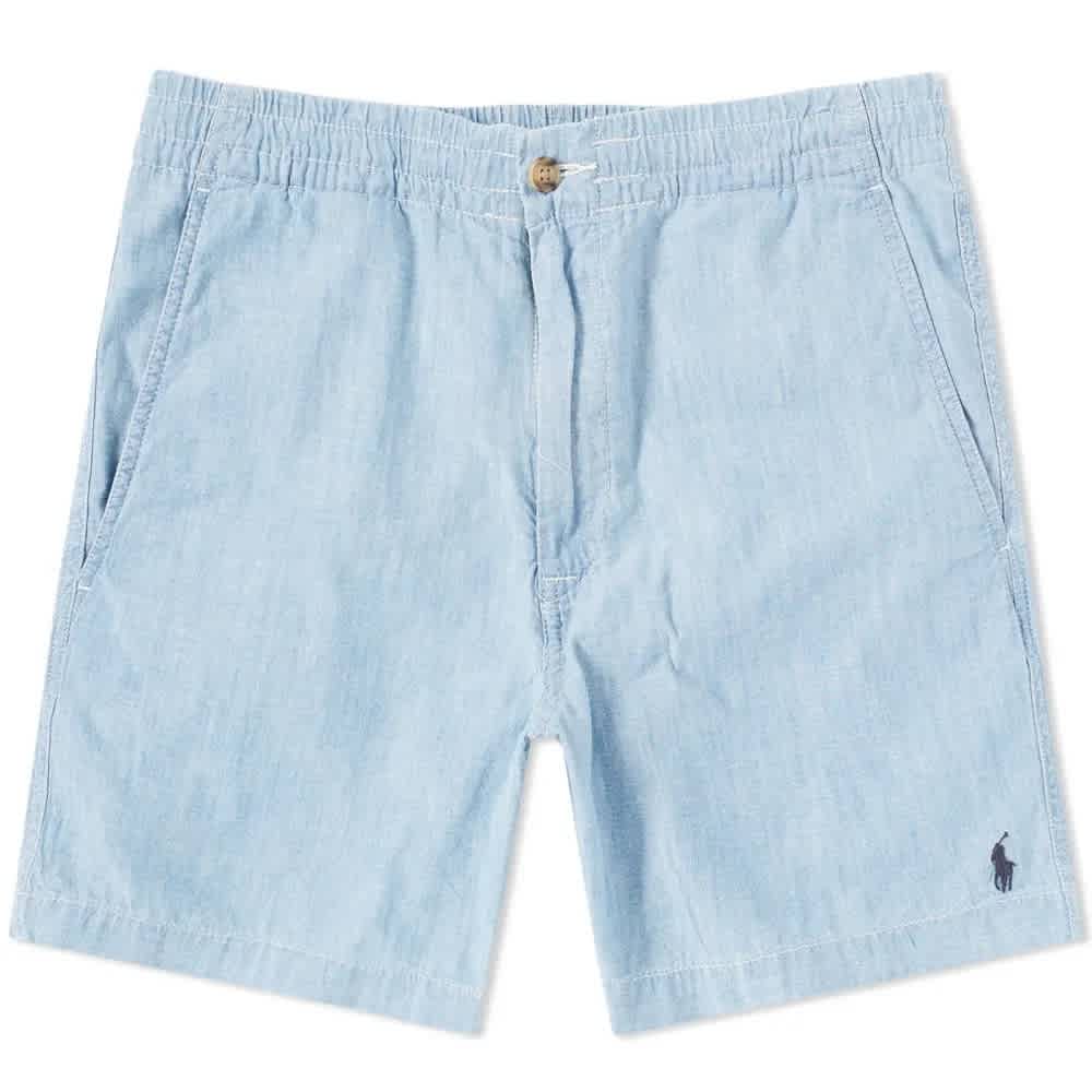 Polo Ralph Lauren Men's Light Blue Chambray Short, Brand Size Large ...