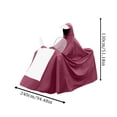 Bike Rain Gear, Waterproof Rain Poncho for Two People, Hooded Rain ...