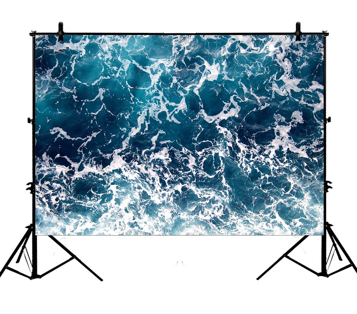 Ykcg 7x5ft Ocean Dancing Waves Blue Sea Seascape Photography Backdrops