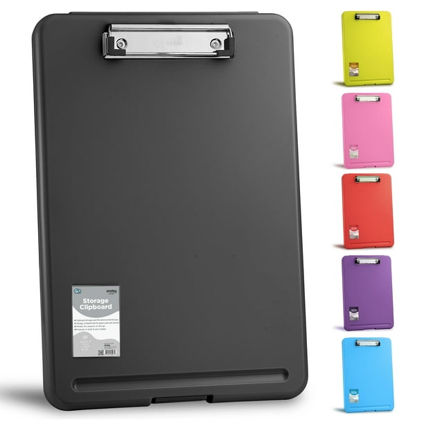 Enday Clipboard with Storage Case Heavy Duty Clipboards School Supplies ...