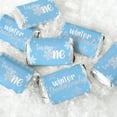 DISTINCTIVS Blue Onederland Snowflake Winter 1st Birthday Mini Candy ...