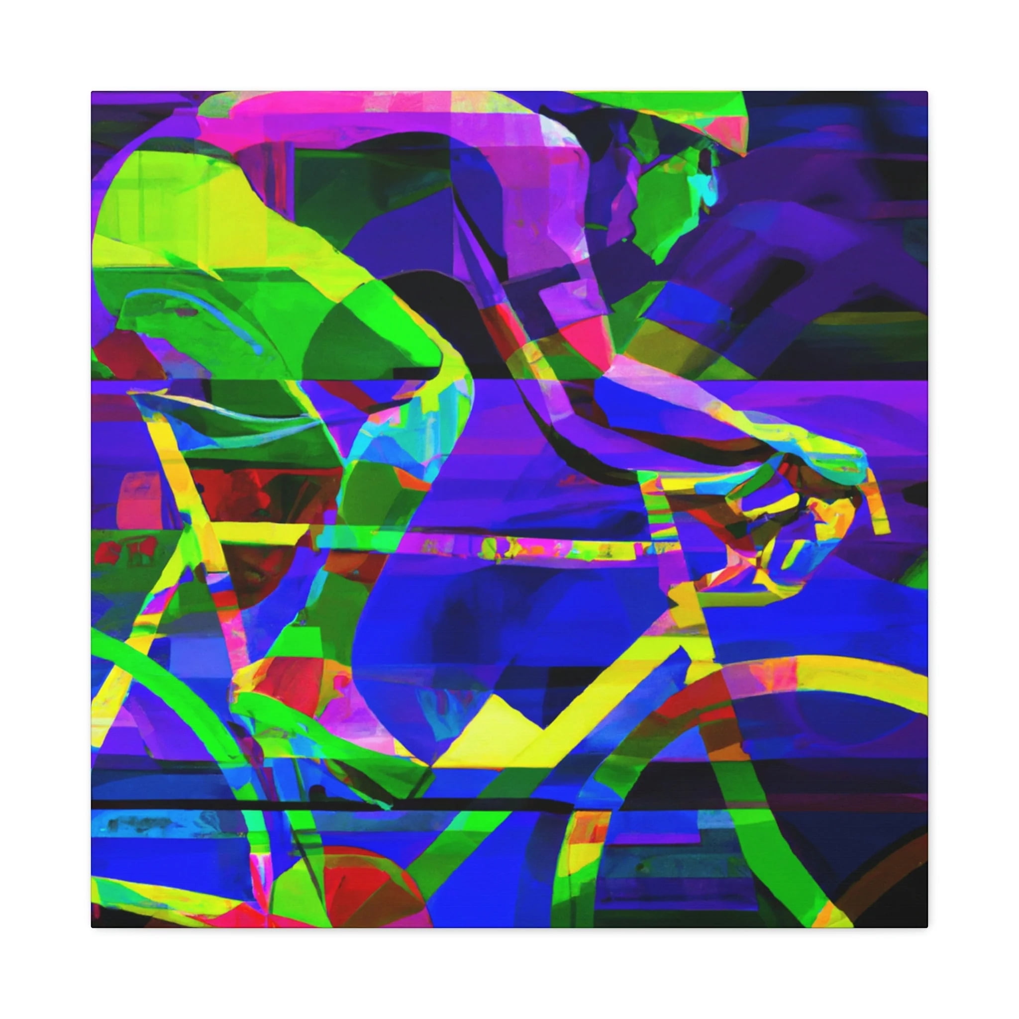 Bicycling Through Pop Art - Canvas - Walmart.com