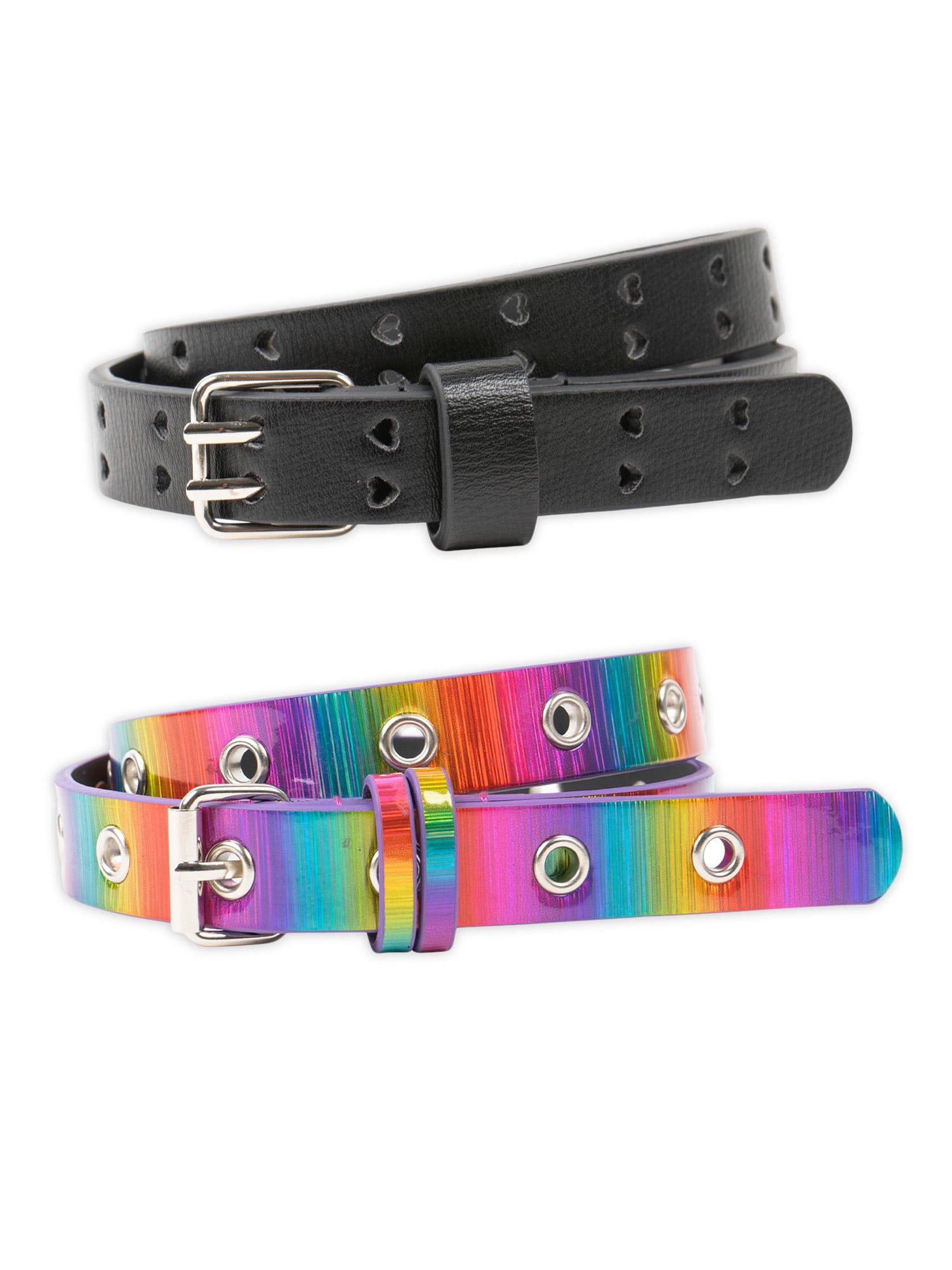 Wonder Nation Girls Belts, 2-Pack, Sizes XS-2XL - Walmart.com