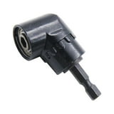 Right Angle Drill Adapter Attachment Driver Extension Hex Bit Socket 1/ ...
