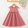Avrntaa Toddler Baby Girls Sleeveless Cute Dress Ruffle Layer Dresses ...