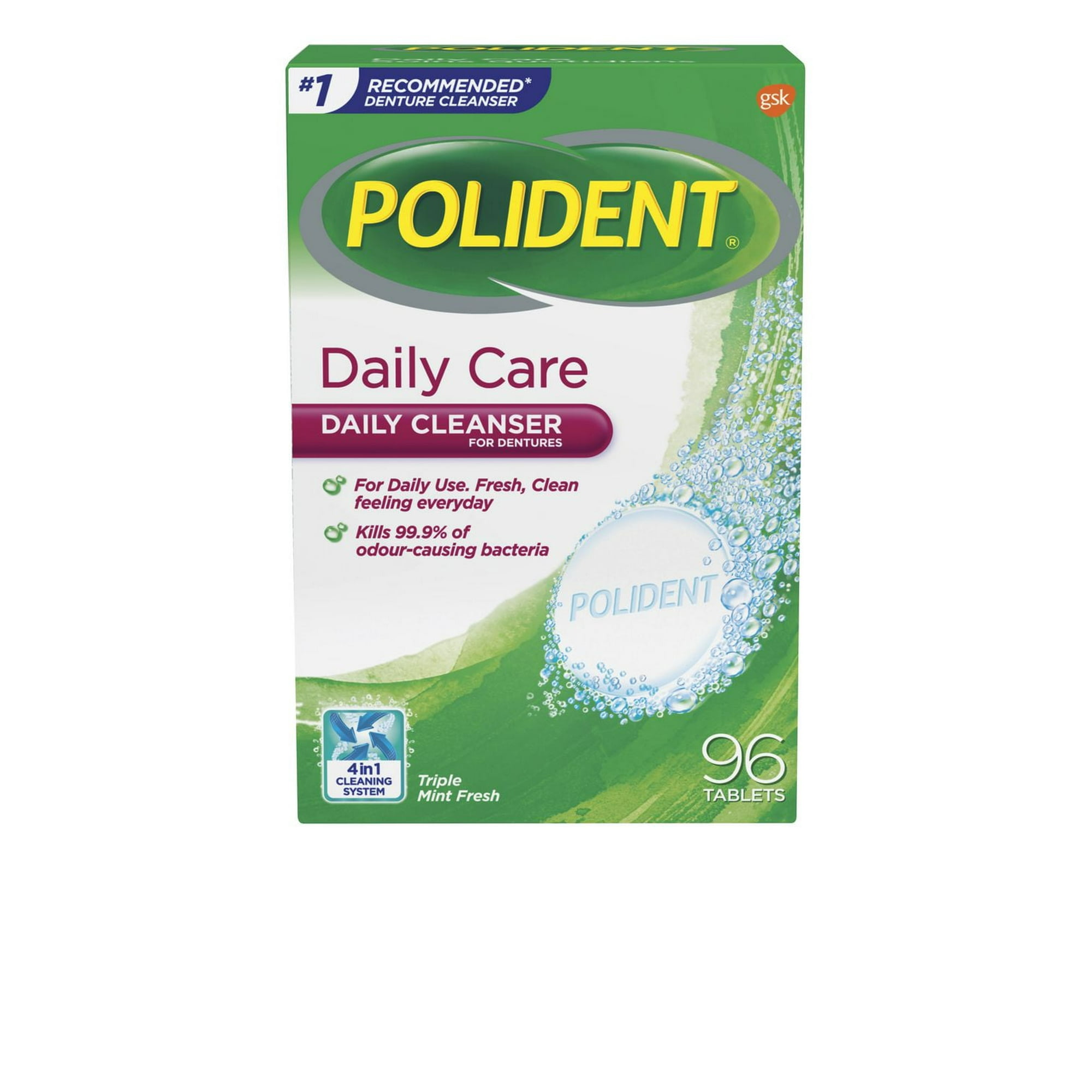 Click here for Polident Daily Care Denture Cleanser 96 prices