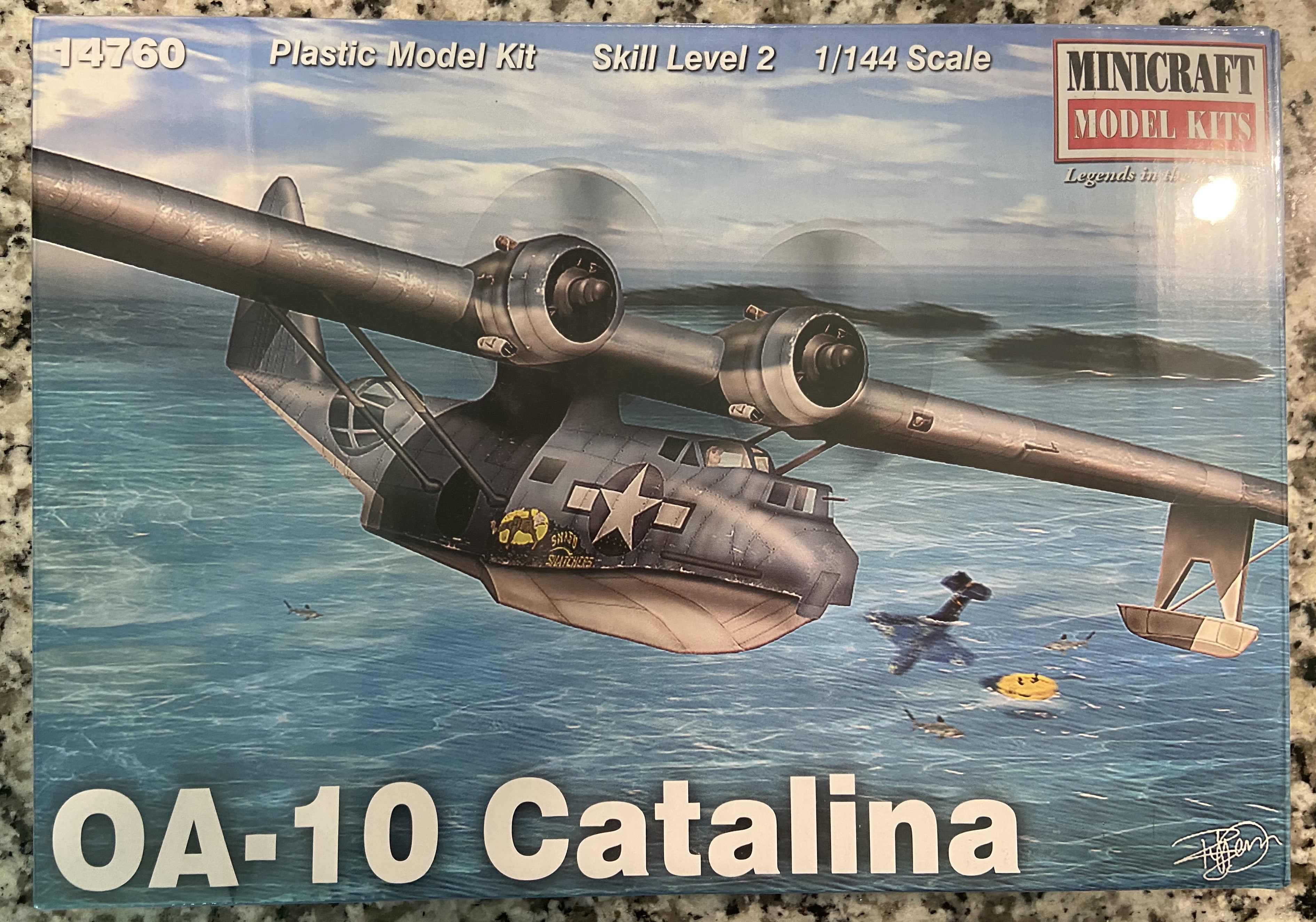 MINICRAFT 14760 1:144 1944 U.S. 0A-10 CATALINA FLYING BOAT RESCUE PLANE ...