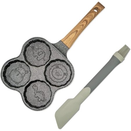 Pancake Pan for Kids, Pancake Molds, Mini Pancake Maker with Silicone ...