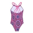 iEFiEL Girl's One-Piece Spaghetti Shoulder Straps Bohemian Beach ...