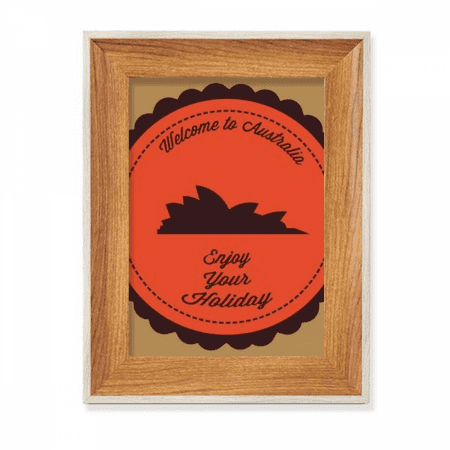 Australia Flavor City Sydney Opera House Desktop Wooden Photo Frame ...
