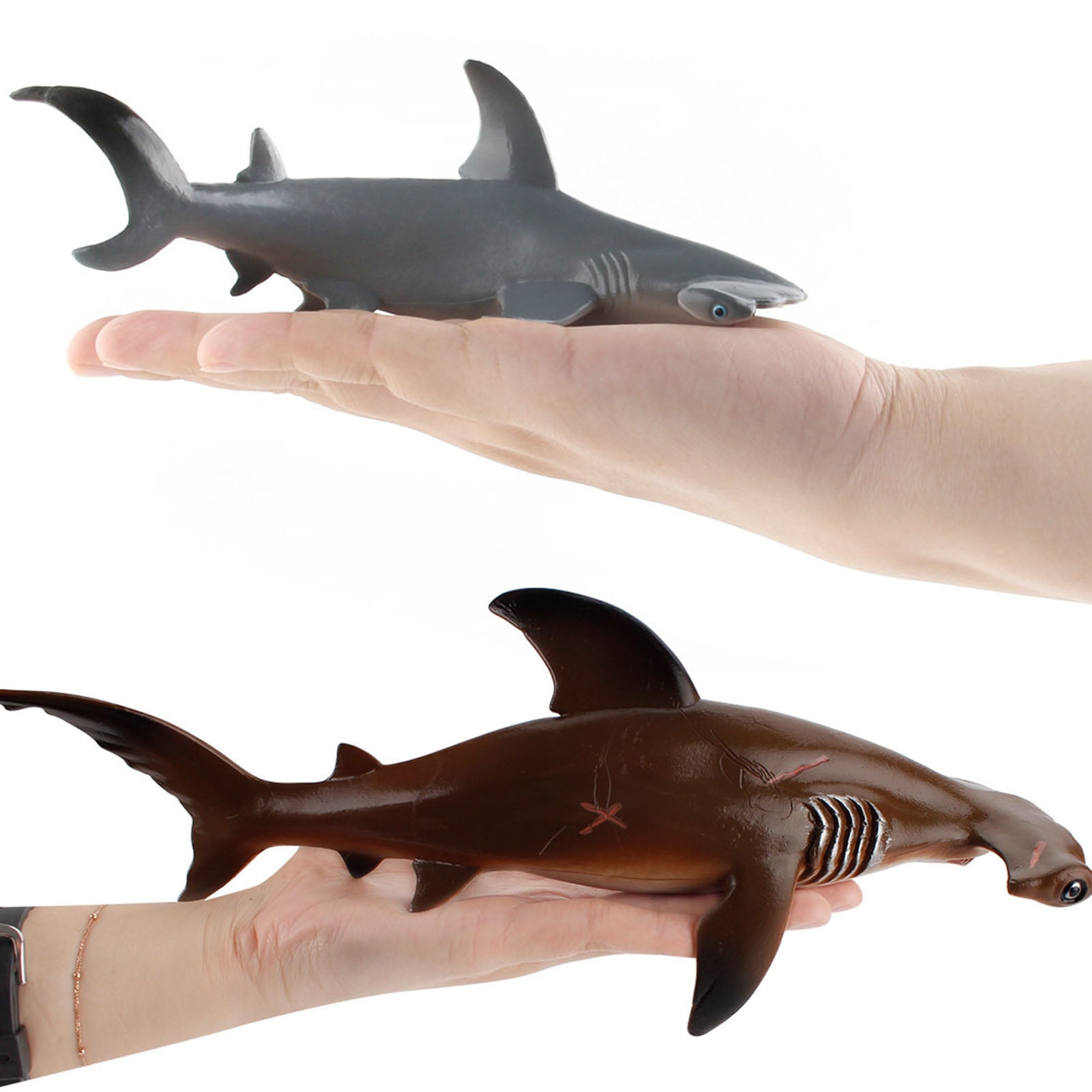 Cheers US Shark Toys Sea Creature Animals Figures, Plastic Ocean Animal ...