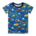 Boys Outfits Size 2-3Y Crew Short Sleeve Truck Print Top with Shorts ...
