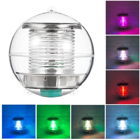 Solar Floating Pool Lights , Waterproof Pond Light with Multi Color ...