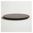 Jiowenm 21-in Diameter Brown Wood Rotating Turntable Big Lazy Susan ...
