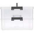 2 Layer Stack & Carry Box, Plastic Multipurpose Portable Storage ...