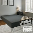 Boyd Sleep 2-in-1 King Metal Bed Frame & Box Spring with Headboard ...