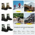 Adjustable Snowproof Gaiters Reinforced Nylon Fabric Texture Leg Cover ...