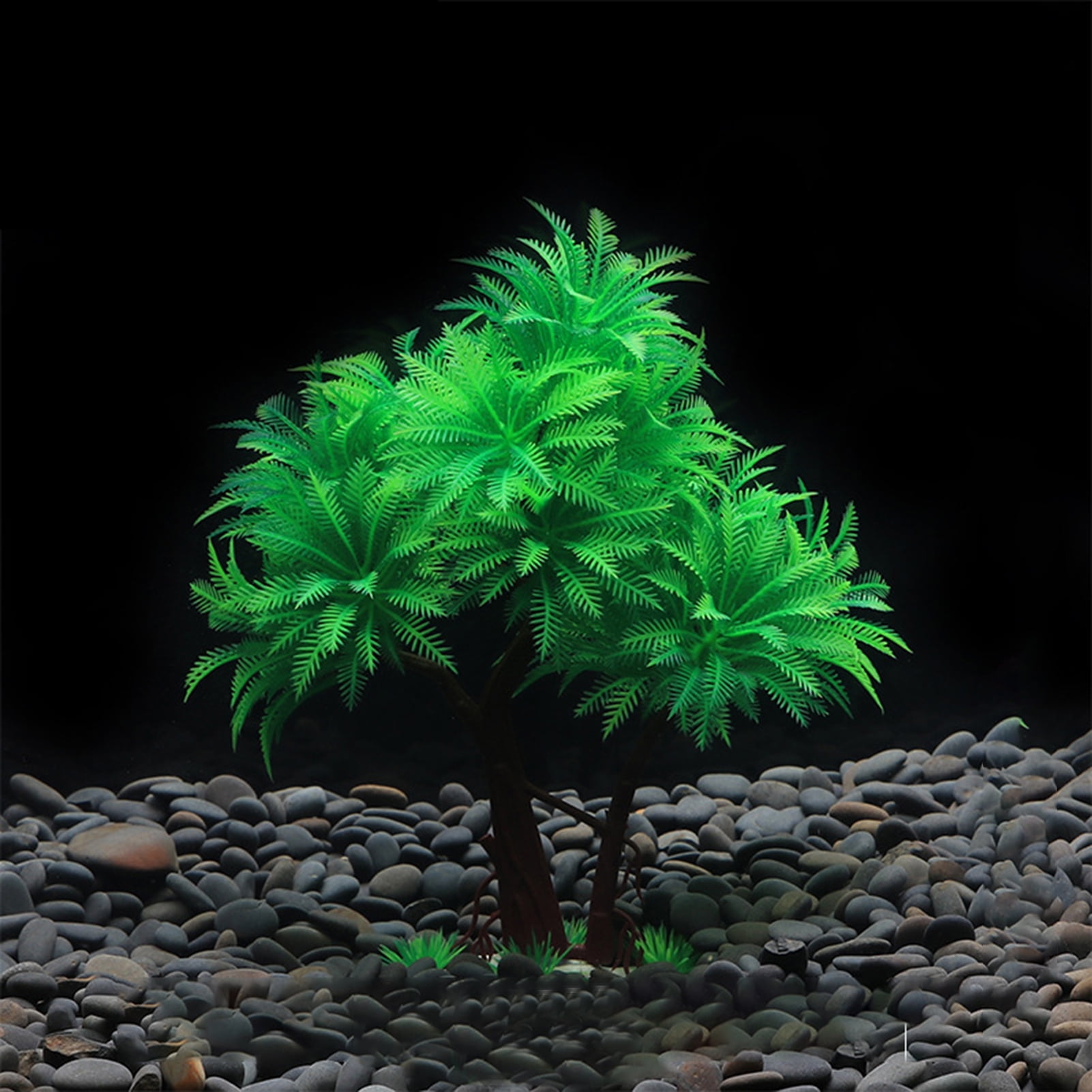 Shulemin Fake Aquatics Plants Realistic Accessories Plastic Fake Water ...