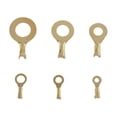 150pcs Assorted Brass Ring Connectors for M3 M5 M6 M8 M10 Crimp Cable ...
