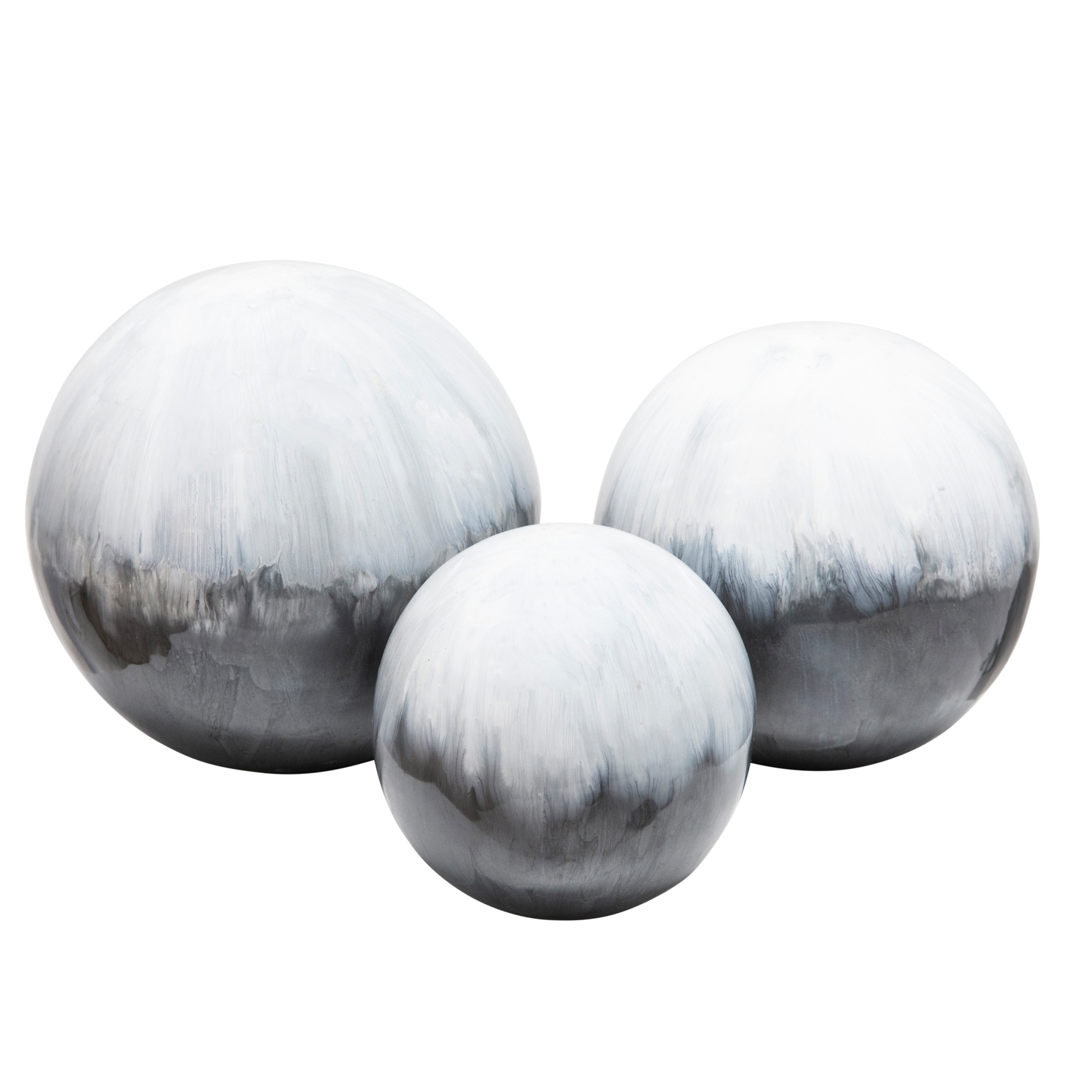 Sagebrook Home S/3 4/5/6" Metal Orbs, Gray - Walmart.ca