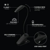 Energizer Rechargeable LED Book Light Clip On Adjustable Modes Dimming ...