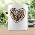 Cute Animal Pattern Leopard Print Heart Girls Coffee Mugs - Walmart.com