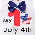 CAICJ98 My First Baby Boy 4th of July Outfit Newborn Romper + Stars ...