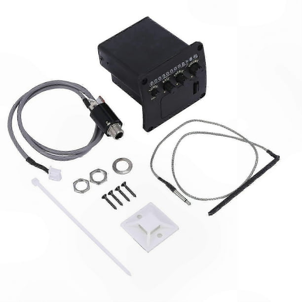 Acoustic Guitar Equalizer Kit with 2-Band Pickup, EQ Controls, Washers ...