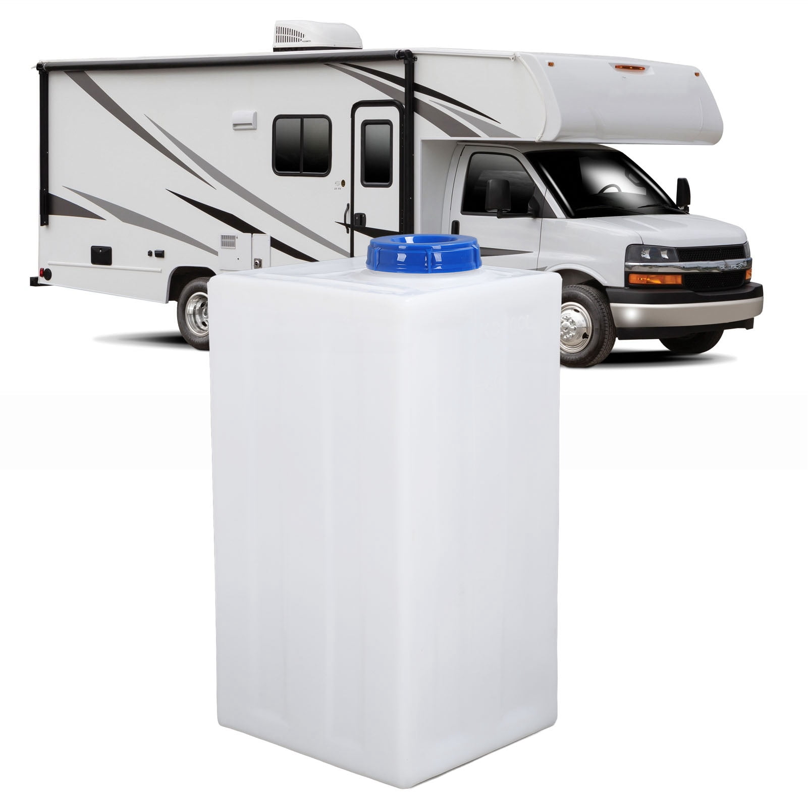 RV Water Storage Tank, Flat Smooth Food Grade Scale Markings Impact ...