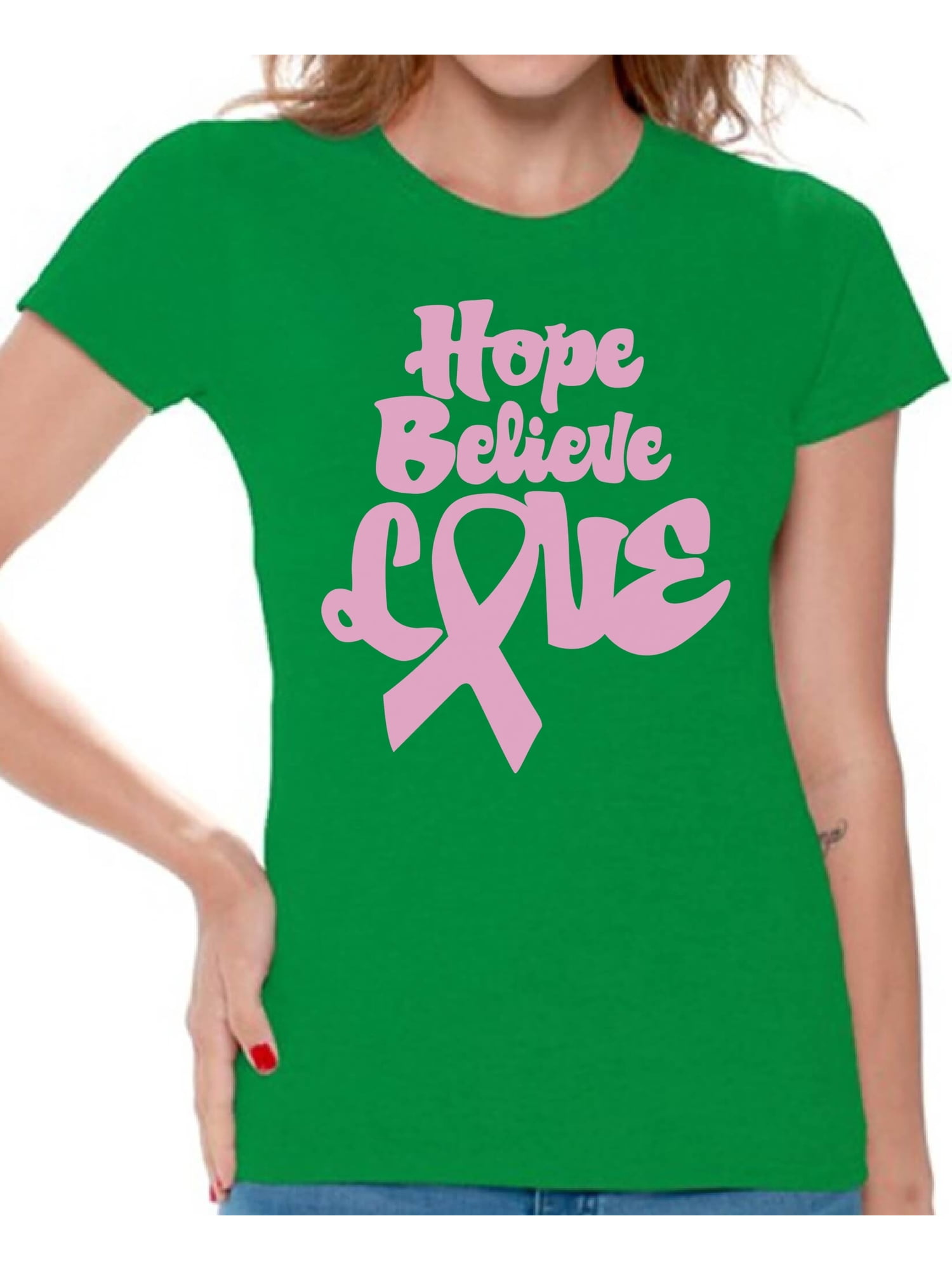 Awkward Styles Cancer Support Shirts for Mom Hope T Shirt for Woman ...