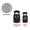 West Coast Paracord Mini Oval Plastic Spring Cord Lock - Black Toggle ...