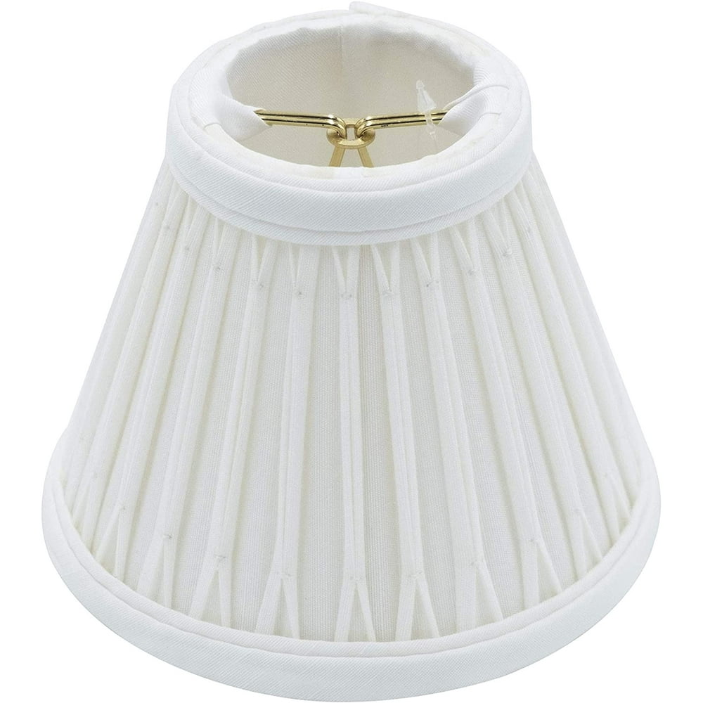 Cream Silk 5 Inch Empire Mini Clip On Chandelier Lamp Shade - Walmart ...