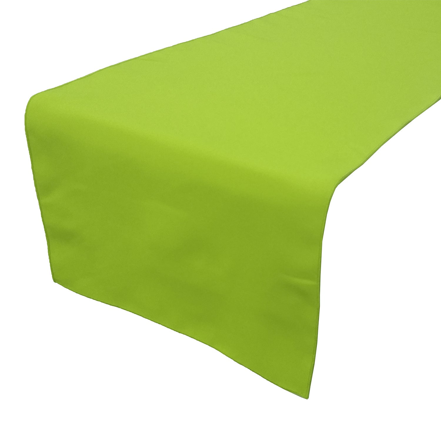 Poplin Table Runner Solid Lime Green - Walmart.com