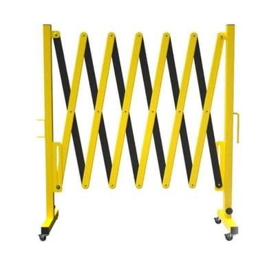 Expandable Barricade with Wheels 16.4 Feet Long Retractable Metal ...