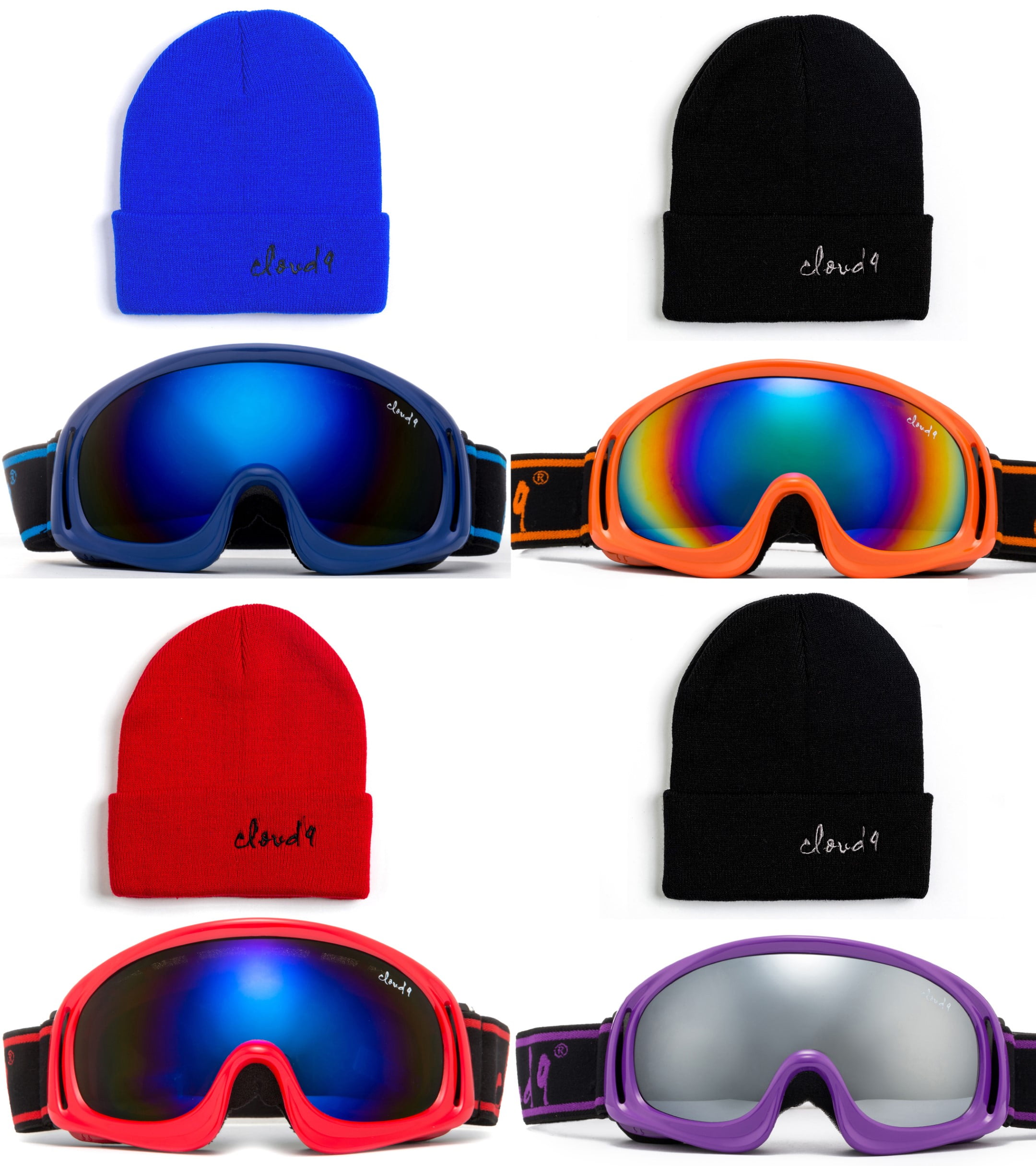 Cloud 9 - Professional Kids Snow Goggles Anti-Fog Dual PC Lens UV400 ...