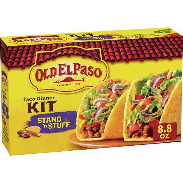 Old El Paso Stand 'N Stuff Taco Dinner Kit, 8.8 oz. - Walmart.com