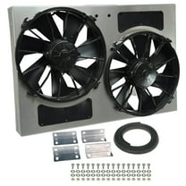 Derale Performance 16826 Gray/Black High Output Dual Radiator Fan ...