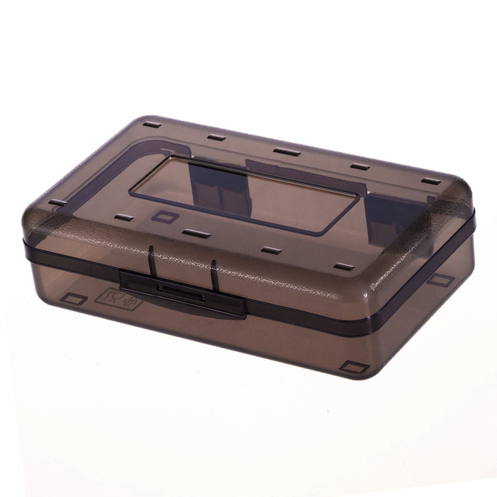 1 Pack Plastic Pencil Box Pencil Clear Boxes with Lid Stackable Design ...