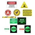 FindTape Heavy-Duty PVC Floor Signs & Markers: 12 in. x 17 in. ("Notice ...