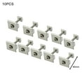 10Pc 30-45MM Adjustable Clamp Solar Panel Mounting Bracket Stand Wide ...