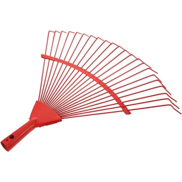 AMES Collector Series 2915806 Leaf Rake, Poly Tine, 26-Tine, Steel ...