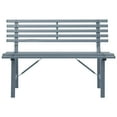 vidaXL Outdoor Patio Bench Garden Park Bench for Backyard Deck Lawn ...