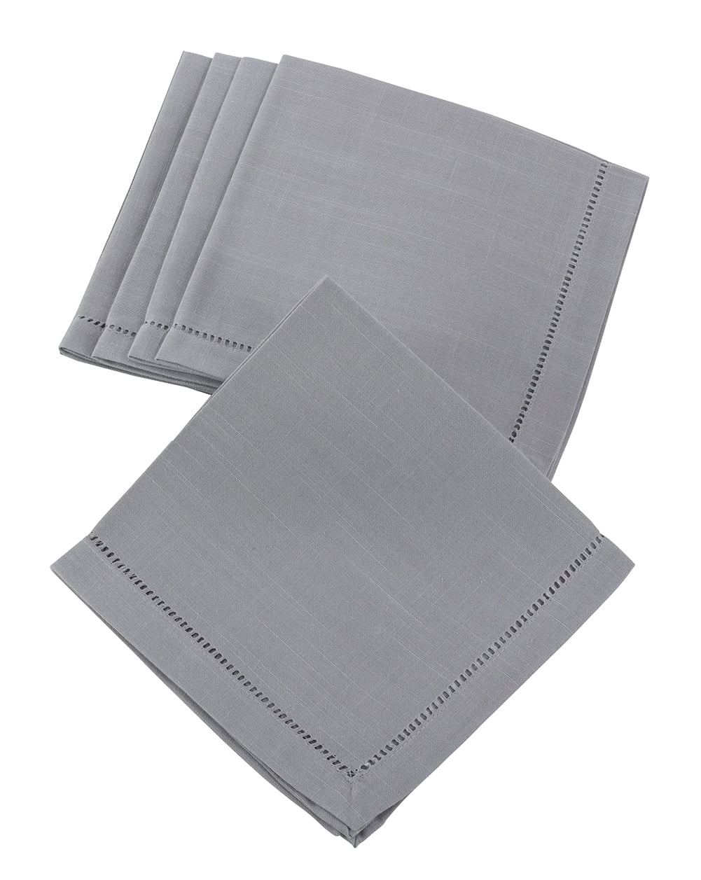 Fennco Styles Classic Hemstitched Design Border Table Runner (20"x20 ...