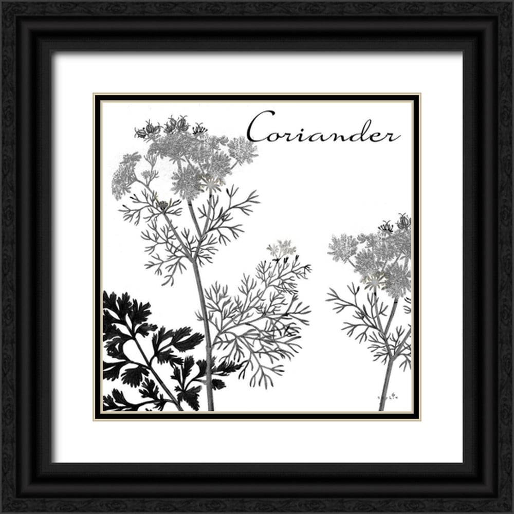 Sophie 6 20x20 Black Ornate Wood Framed with Double Matting Museum Art Print Titled - Flowering ...