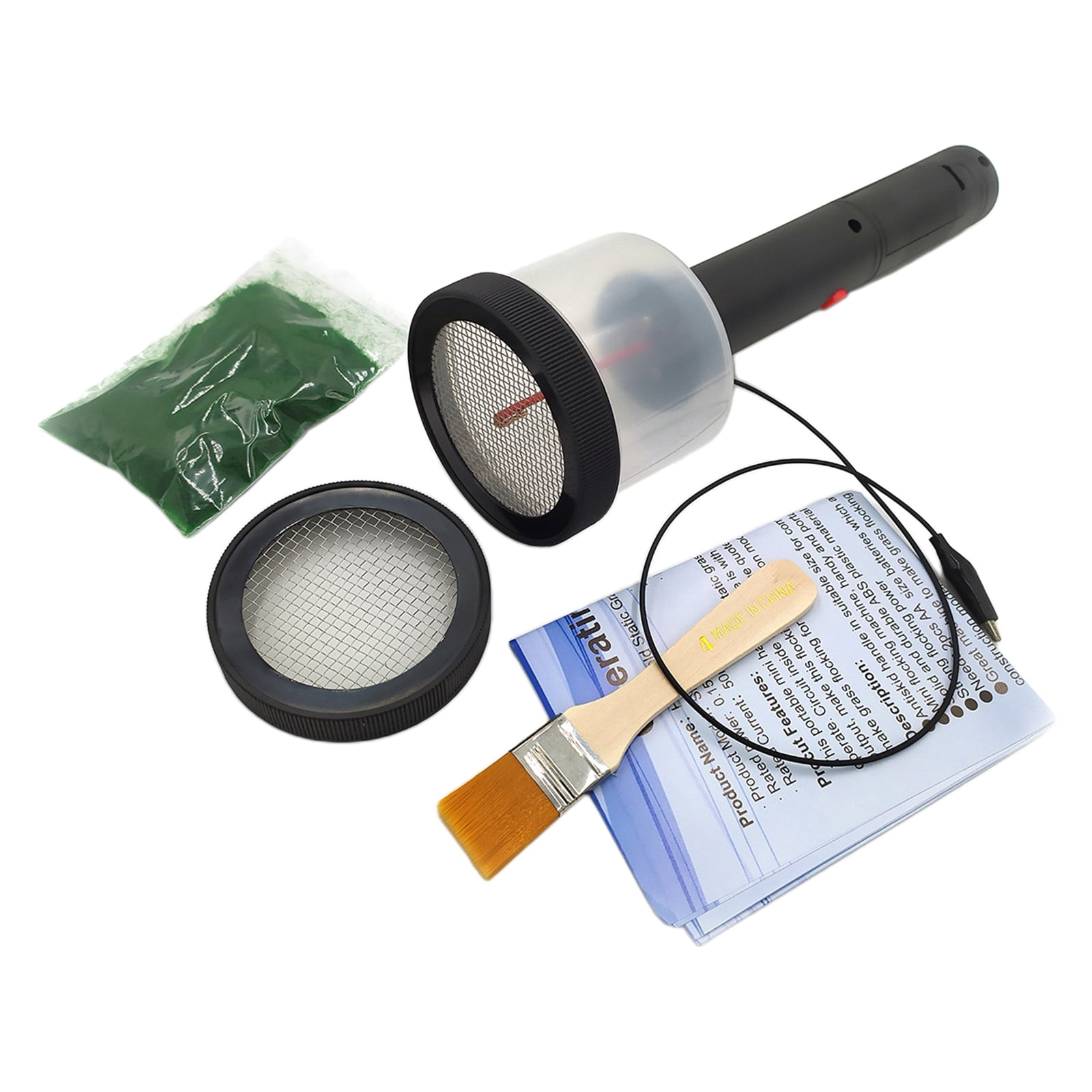 Mini Flocking Static Grass Applicator and 1 Bag Static Grass N Scale ...