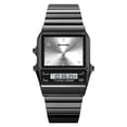 Gallickan Vintage Square Digital Watch for Women, Multi-Color LED ...