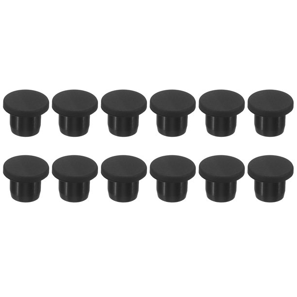 Uxcell Silicone Rubber Hole Plug 10mm Diameter Soft Flexible Stopper ...