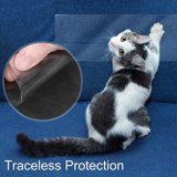 Cat Scratch Furniture Protector, 196"x8.4" Clear Premium Duty Door Cover Scratch Shield, Prevent ...