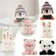 Adorable Animal Toy Soft Cute Panda Penguin Piglet Doll for Kids ...